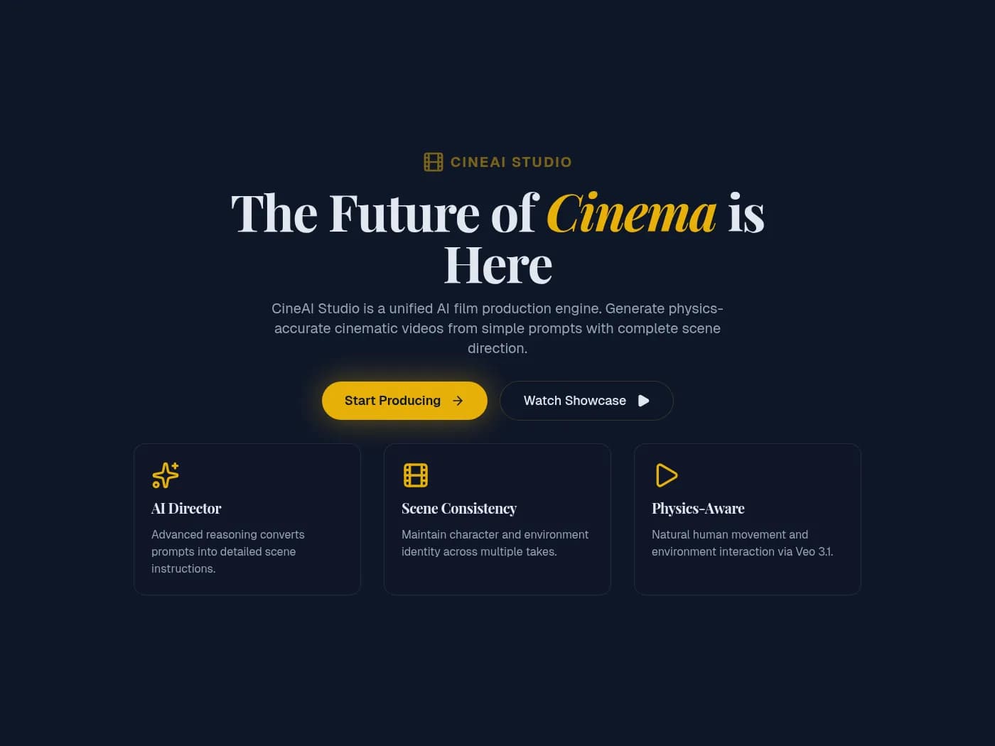 CineAI Studio