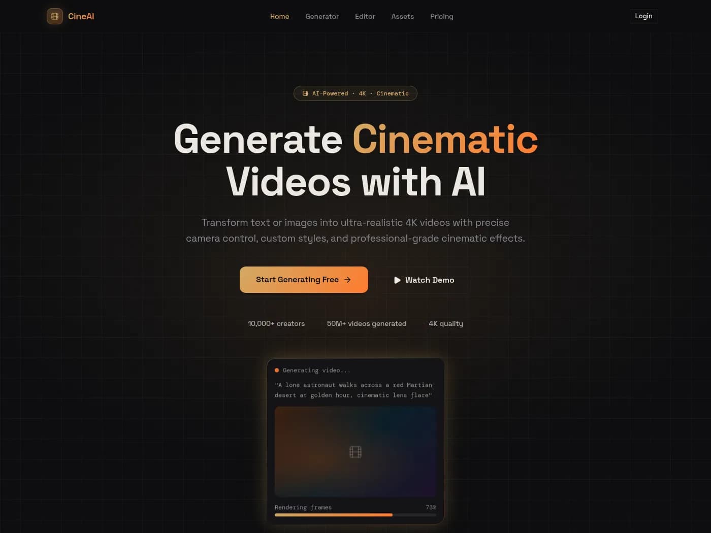 CineAI Video Studio
