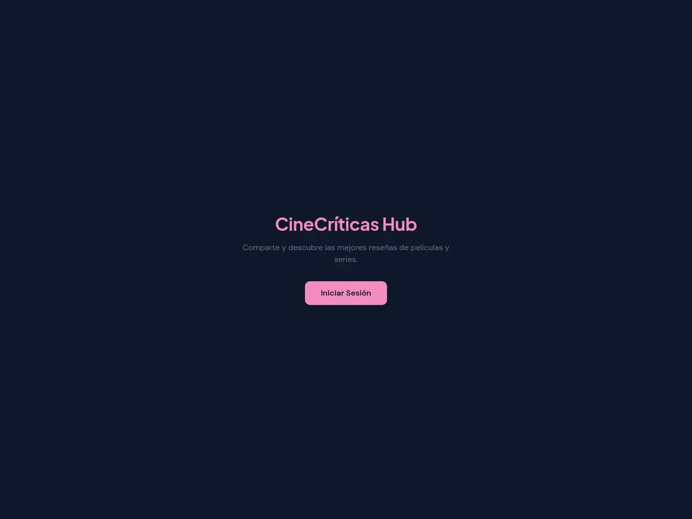 CineCríticas Hub