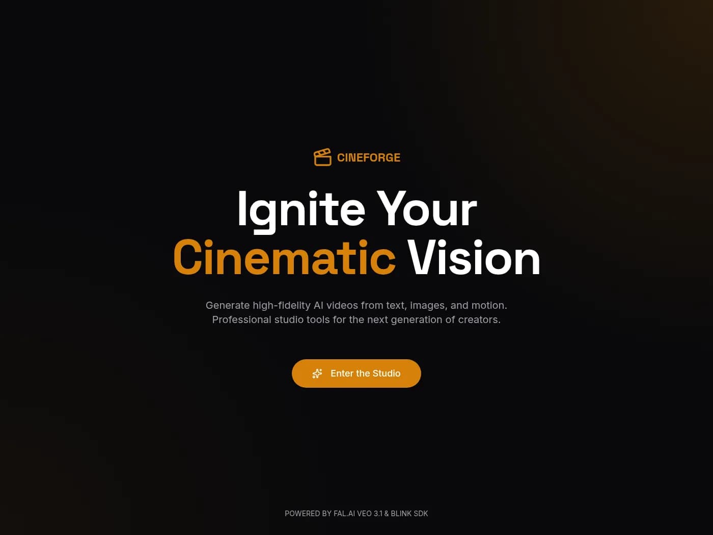 CineForge AI Studio
