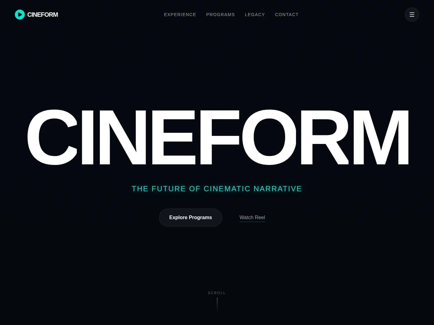 Cineform Narrative Landing
