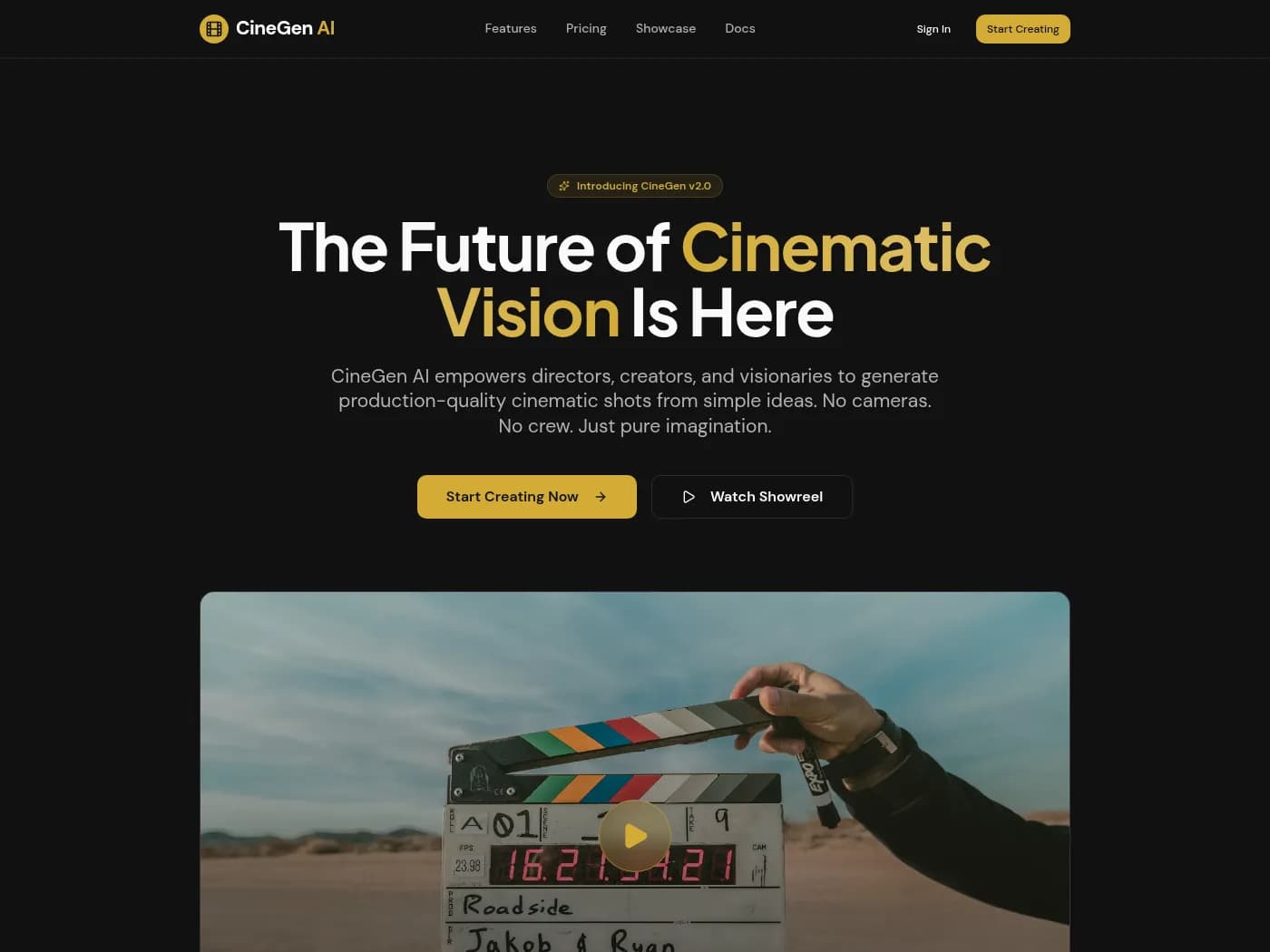CineGen AI Platform
