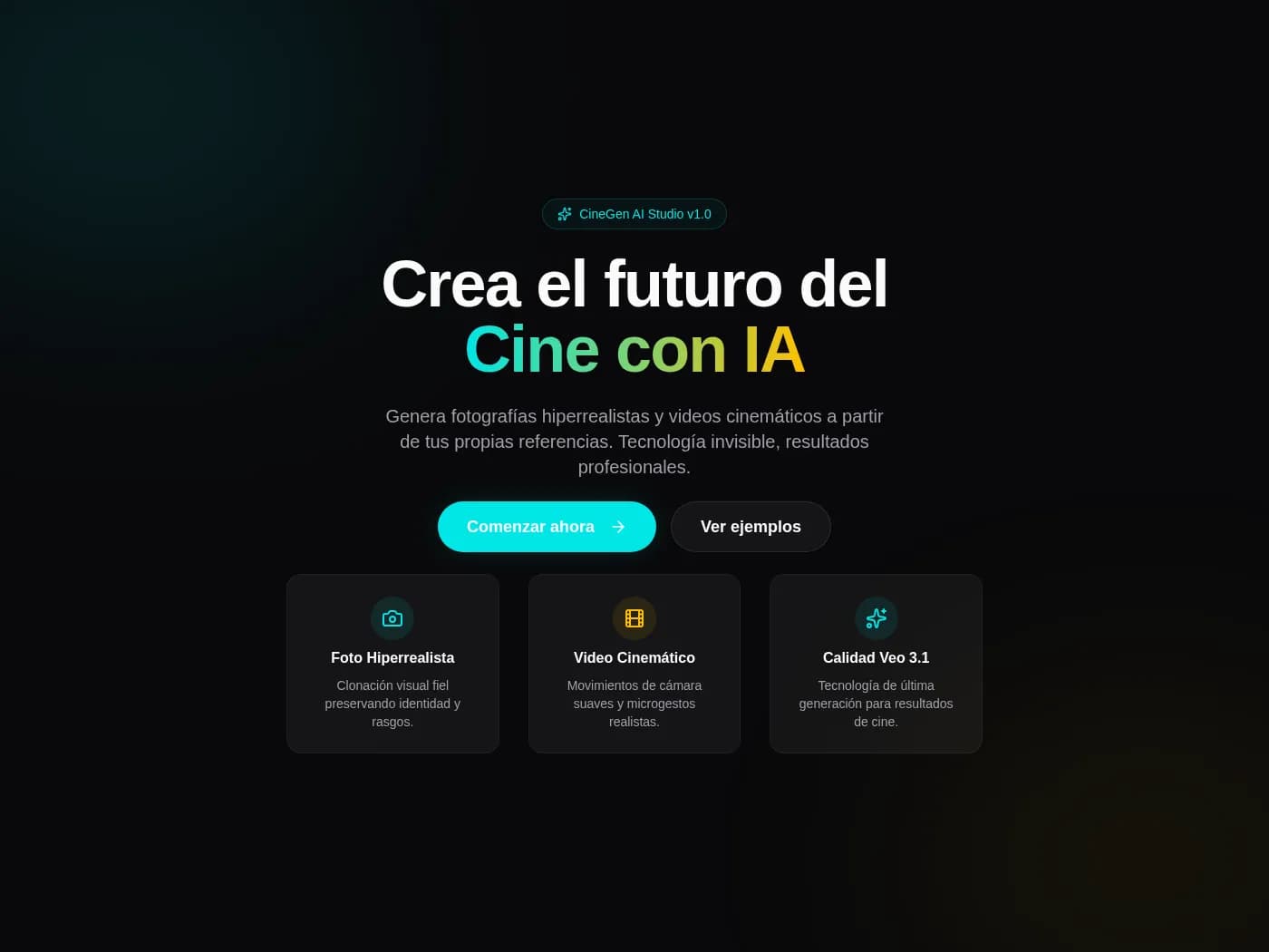 CineGen AI Studio
