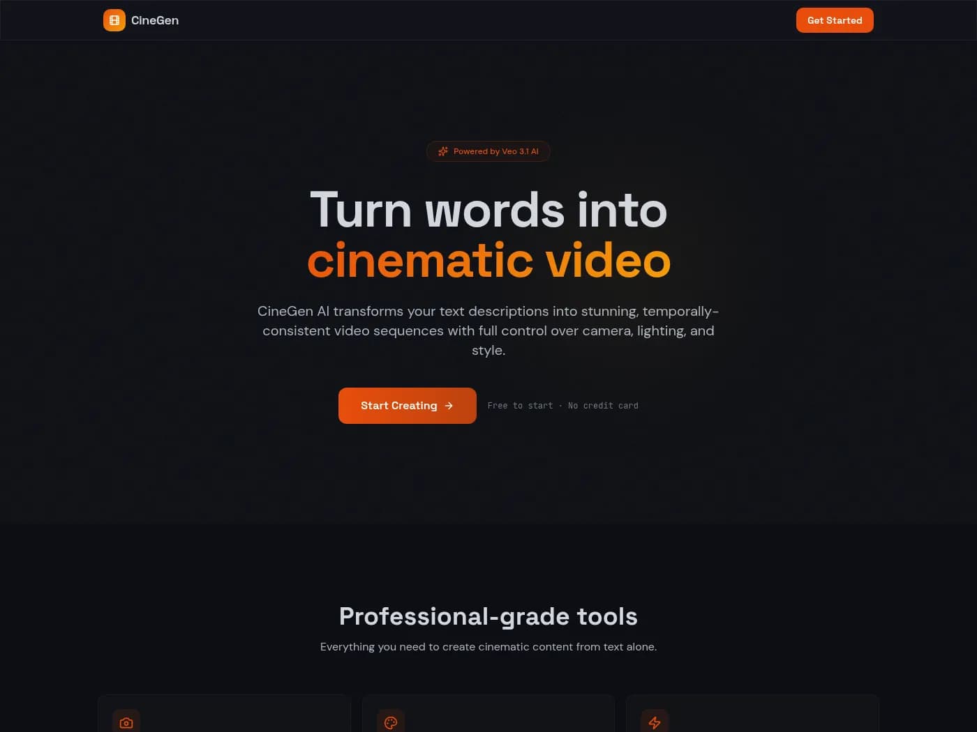 CineGen AI Video Studio