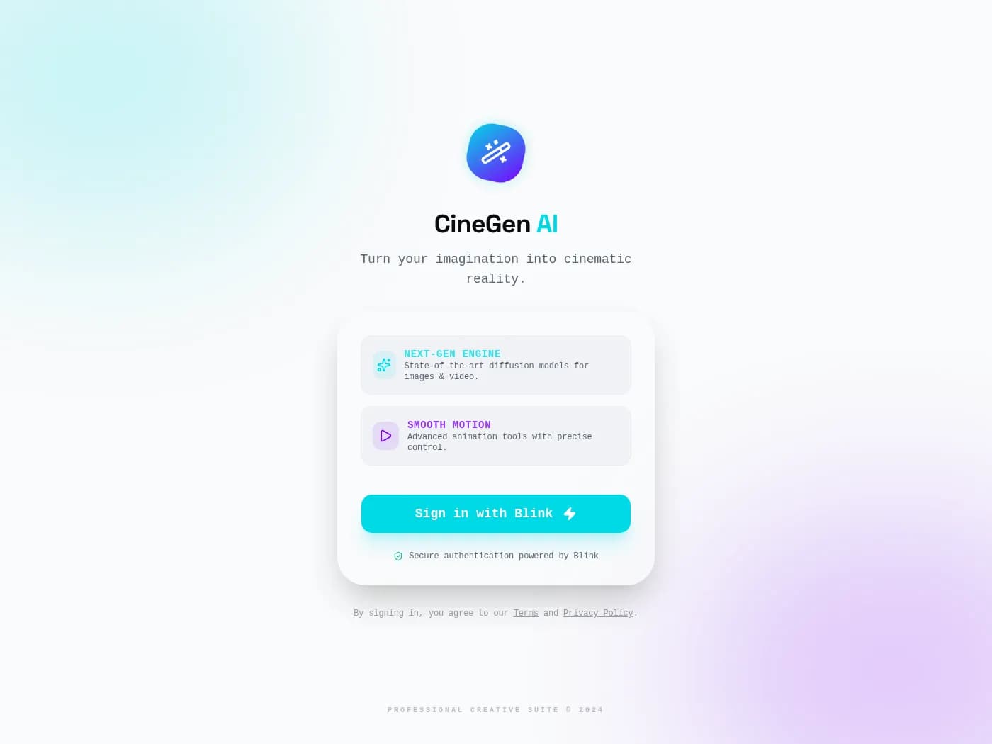 CineGen AI Studio
