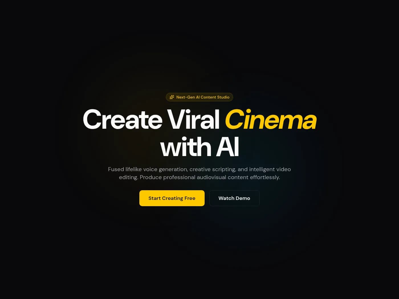 CineGen AI Studio