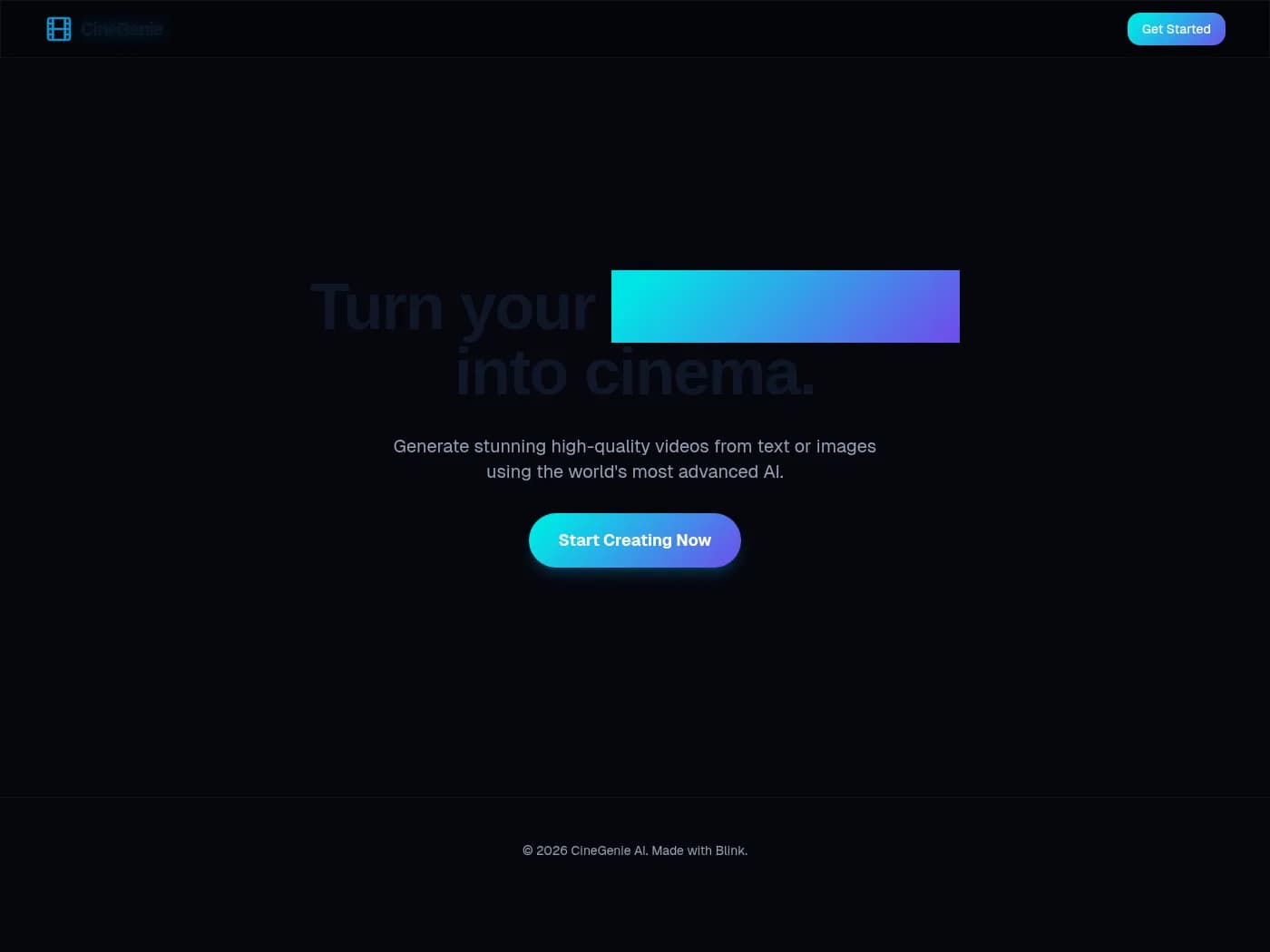 CineGenie AI Video Maker