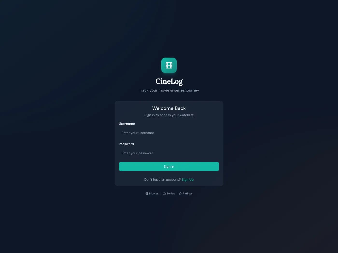 CineLog Tracker