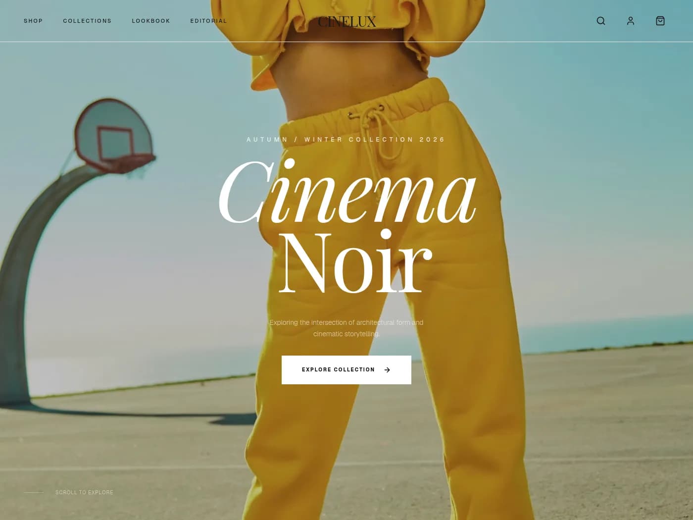CineLux Fashion Editorial