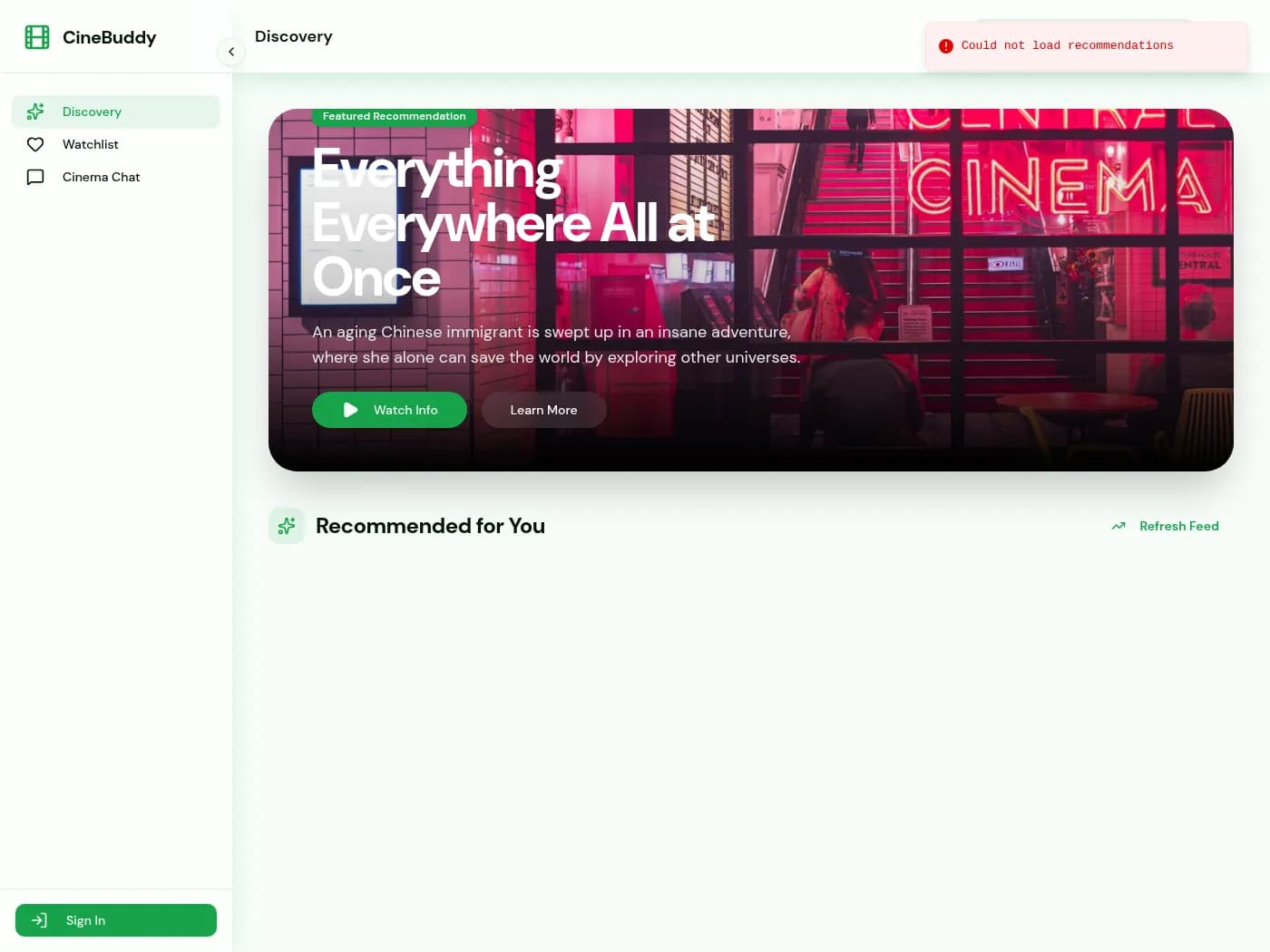 CineBuddy AI