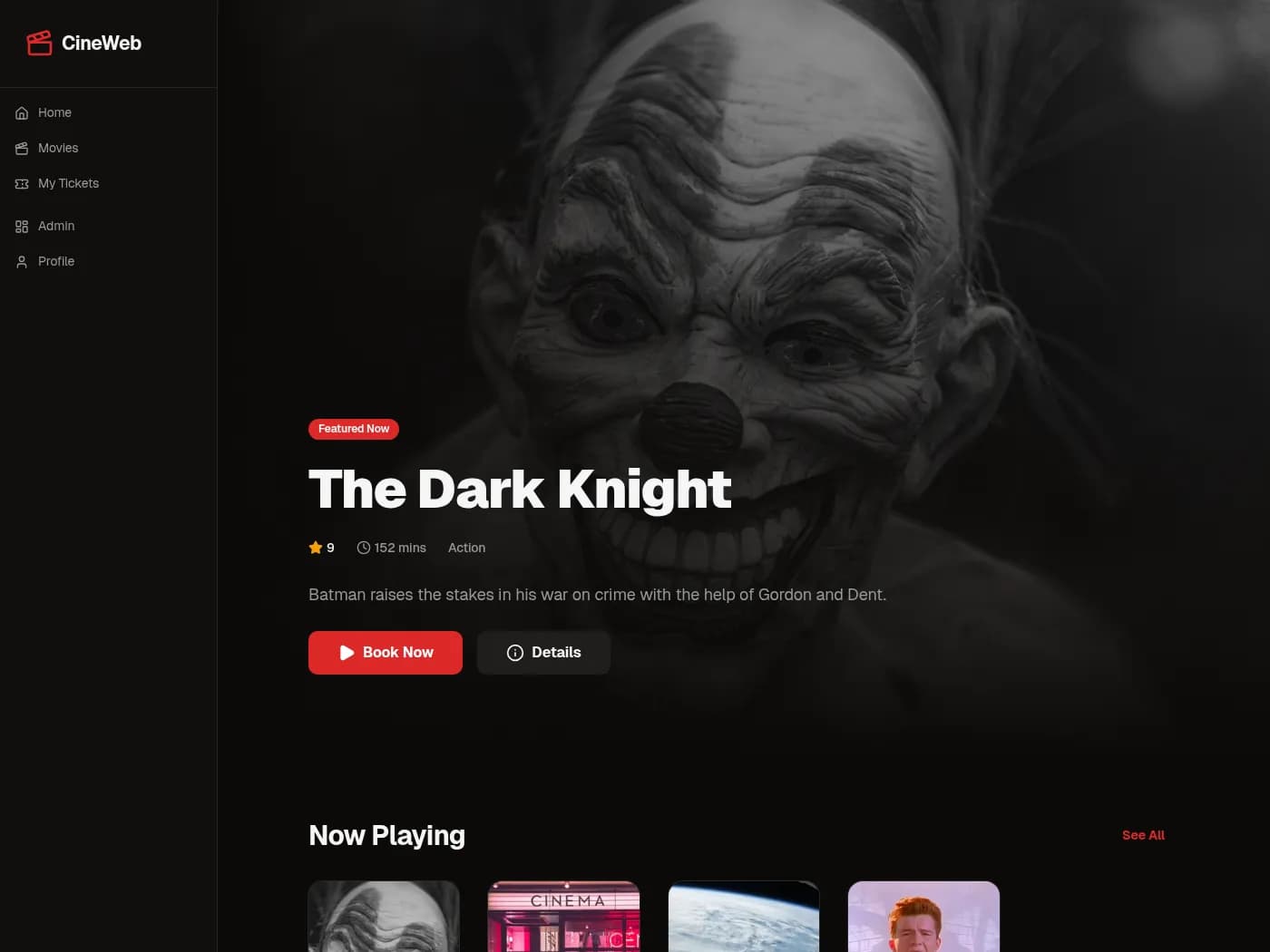 CineWeb Portal