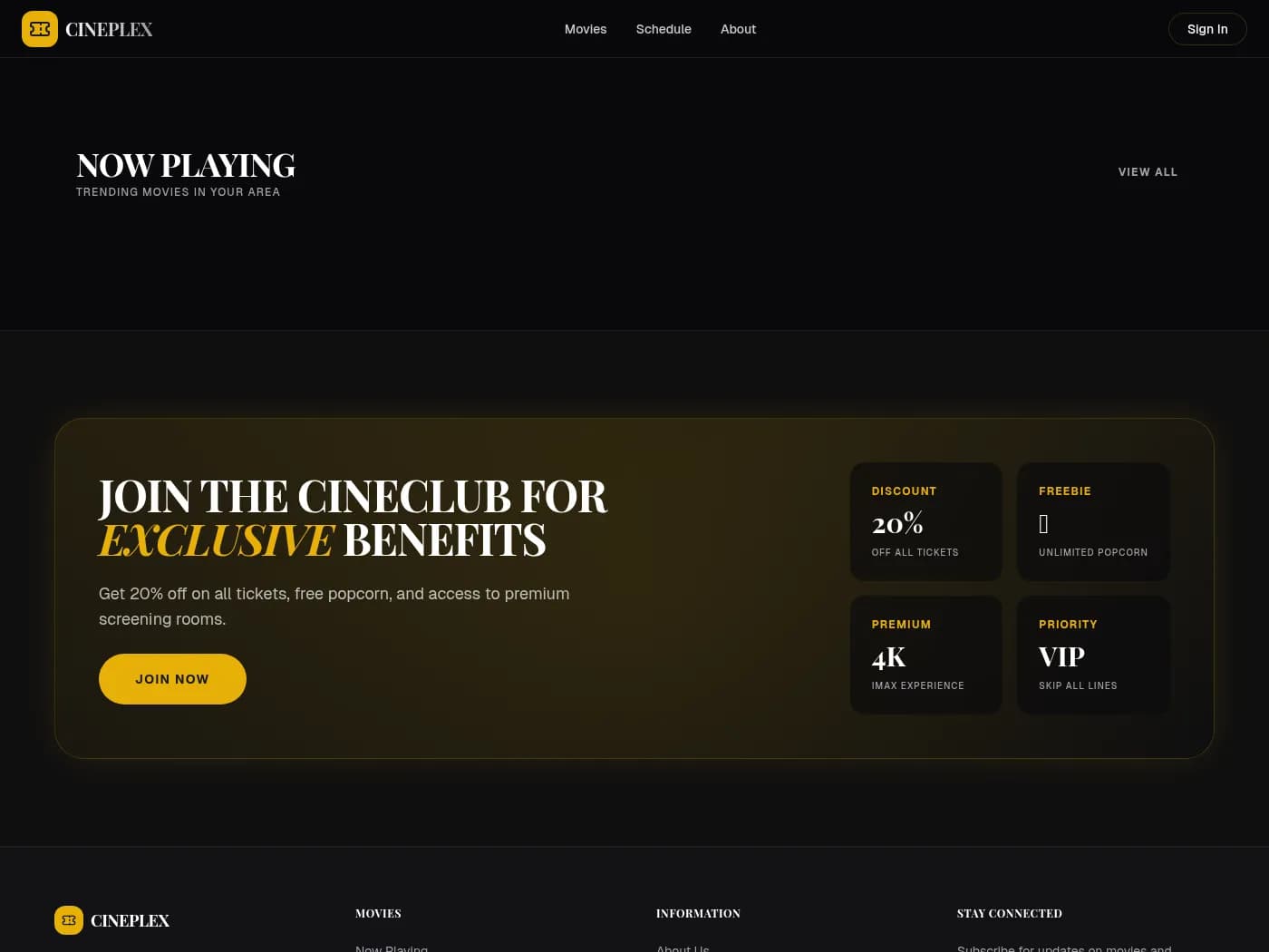Cinema Website