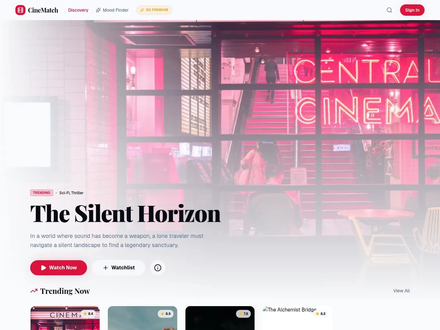 CineMatch AI Movie Finder
