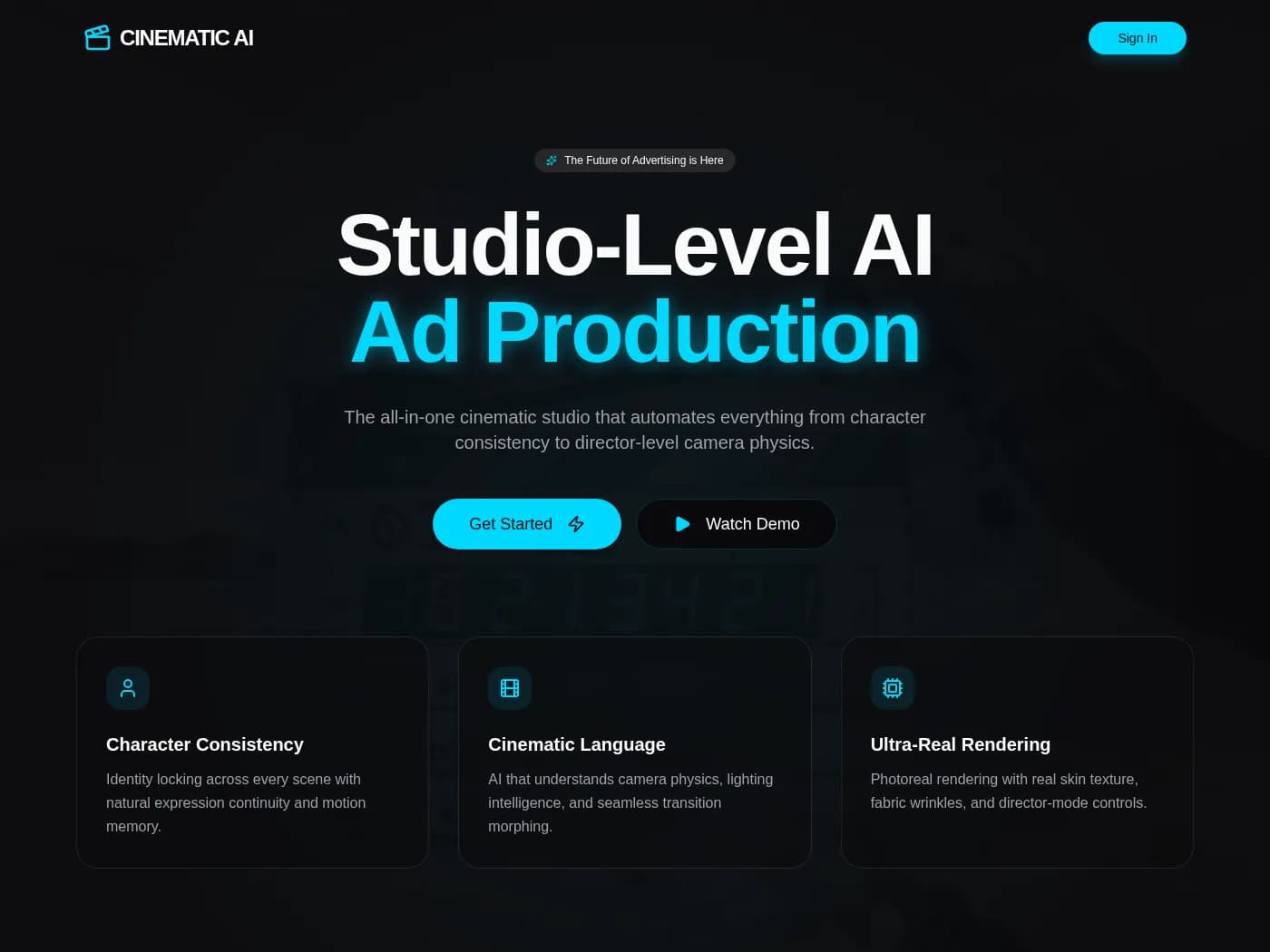 Cinematic AI Studio