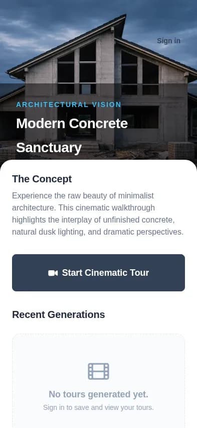 Cinematic House Tour