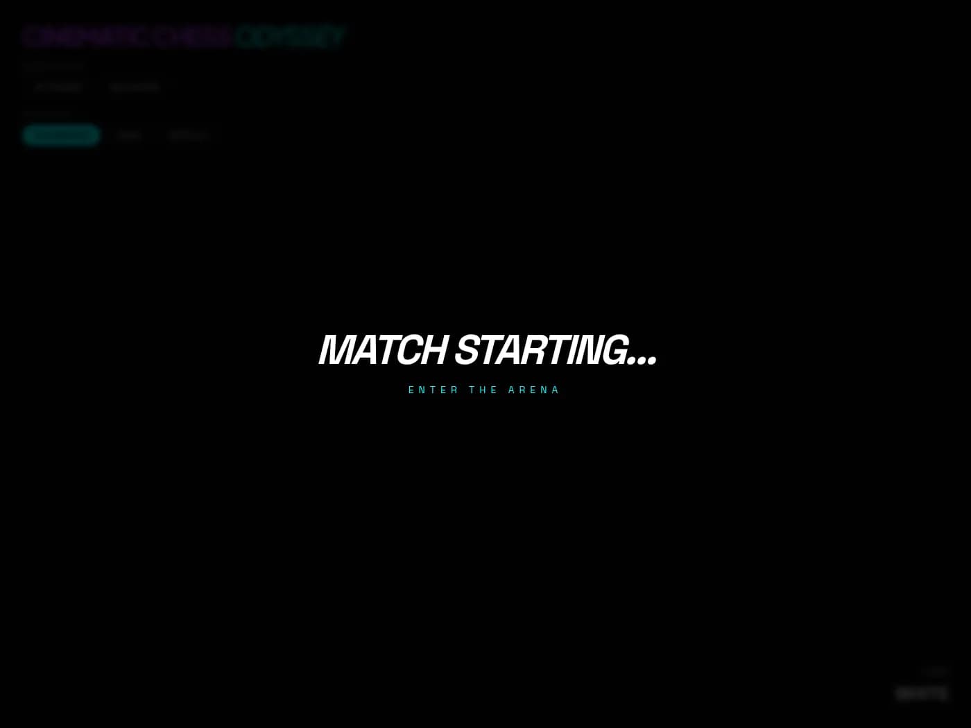 Cinematic Chess Odyssey