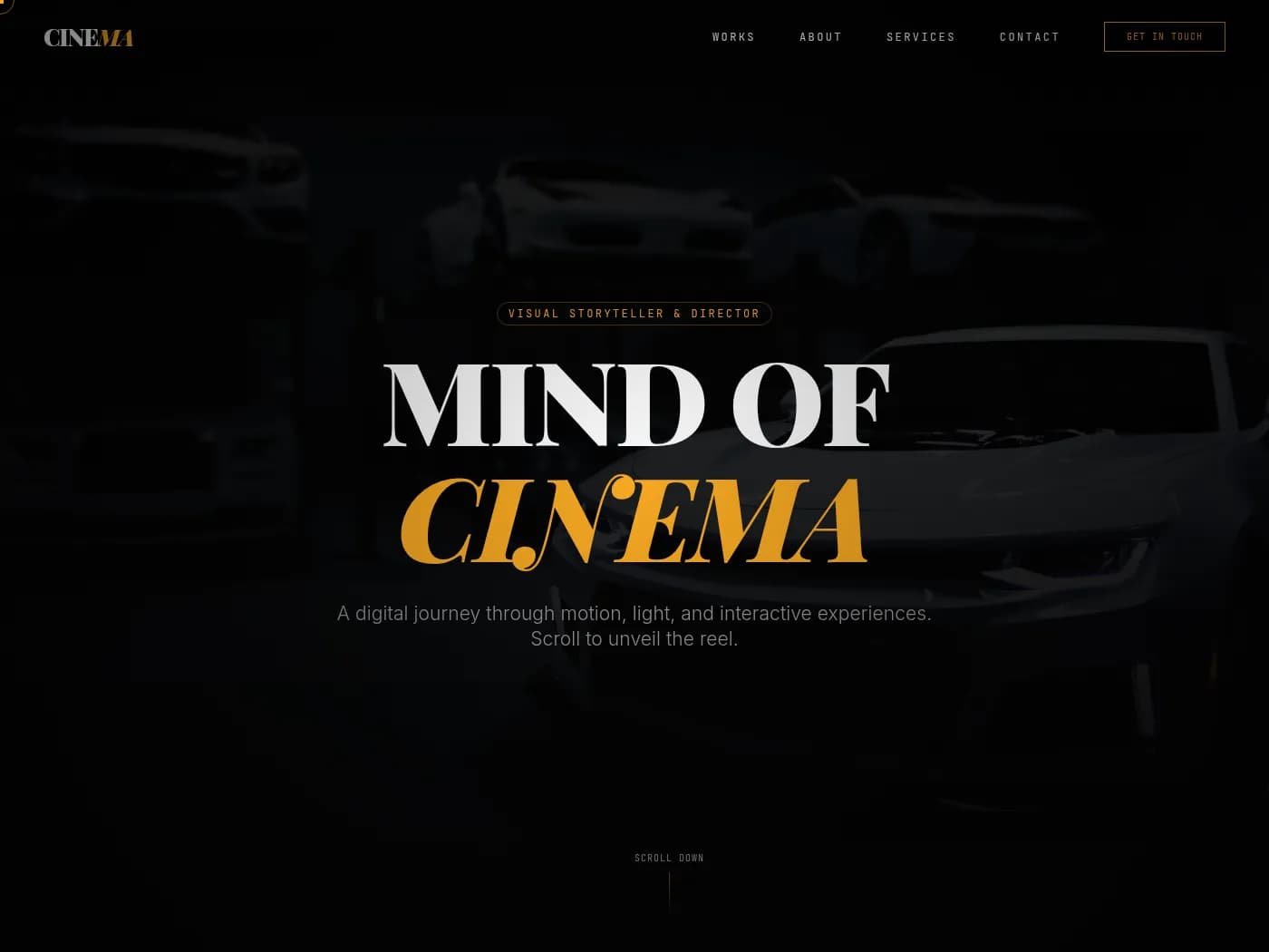 Cinematic Portfolio Scroll