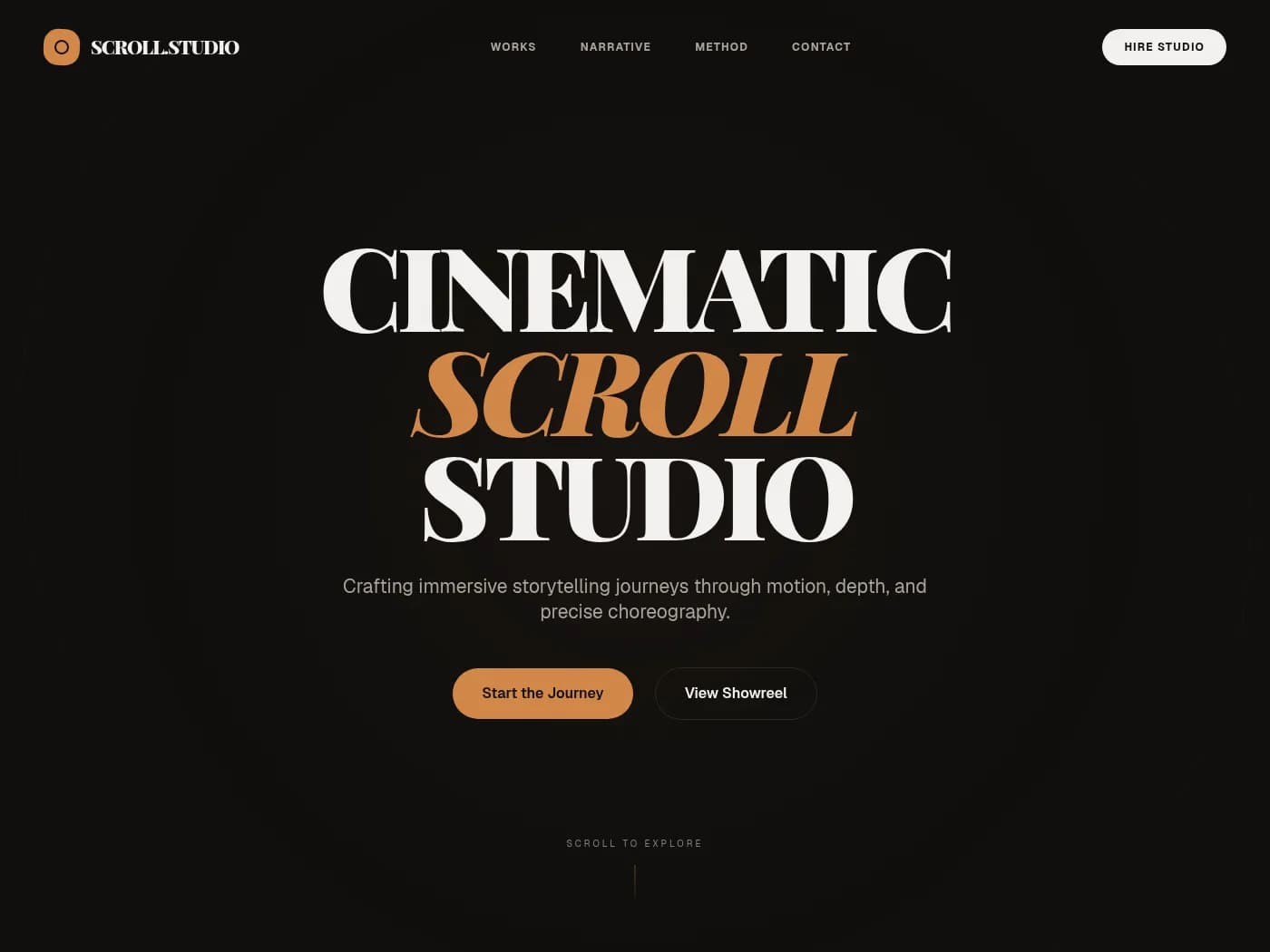 Cinematic Scroll Studio