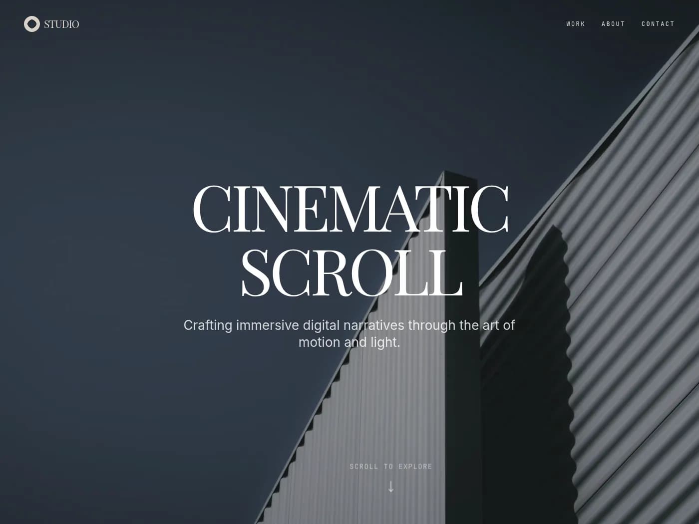 Cinematic Scroll Studio