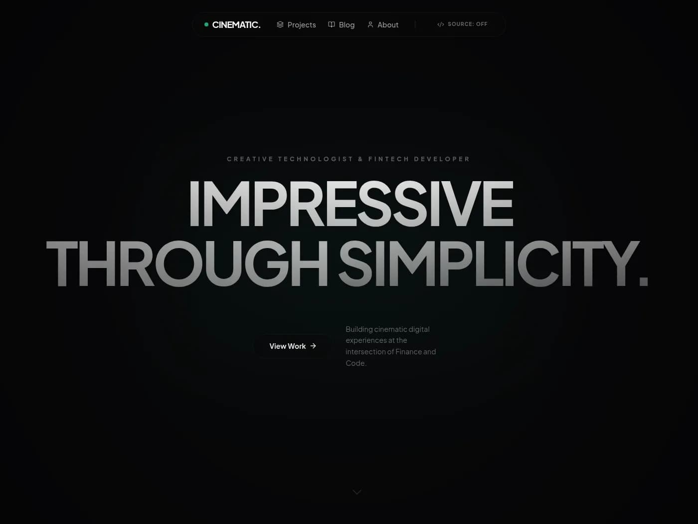 Cinematic Tech Portfolio