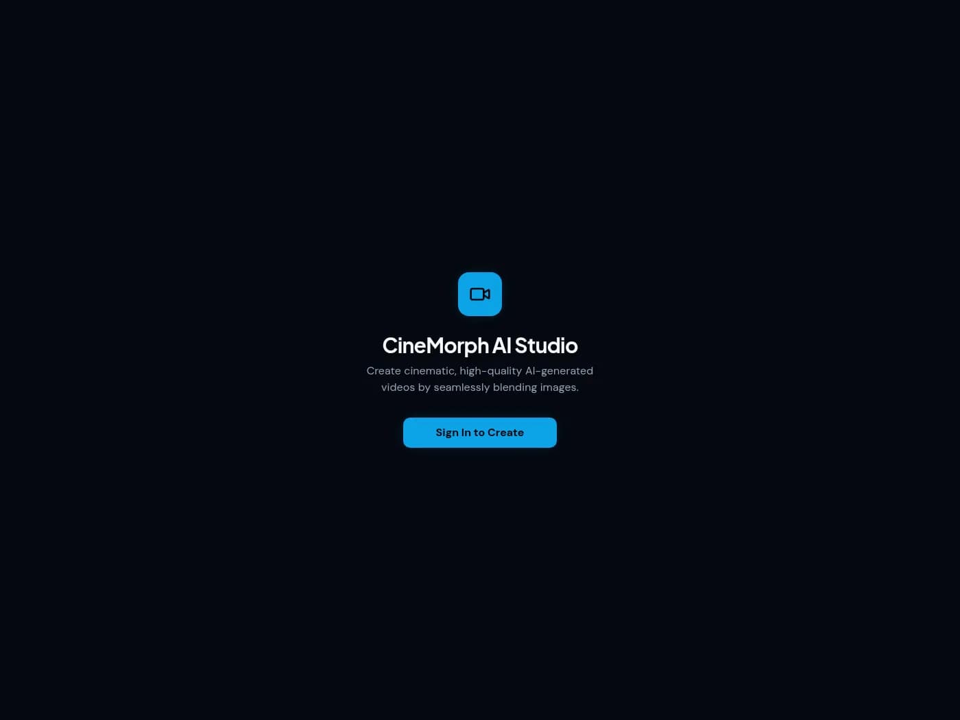 CineMorph AI Studio