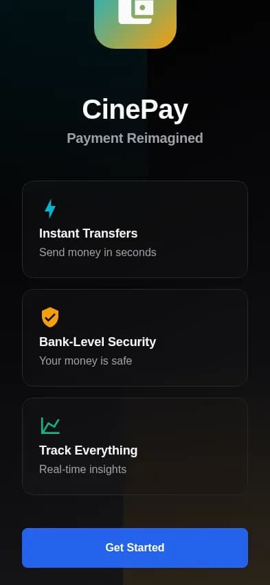 CinePay Mobile App