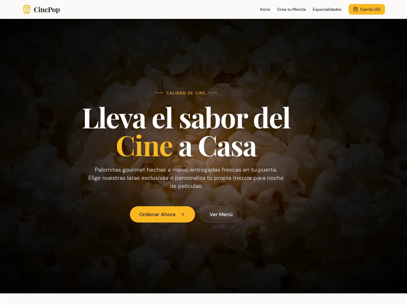 CinePop Delivery Web