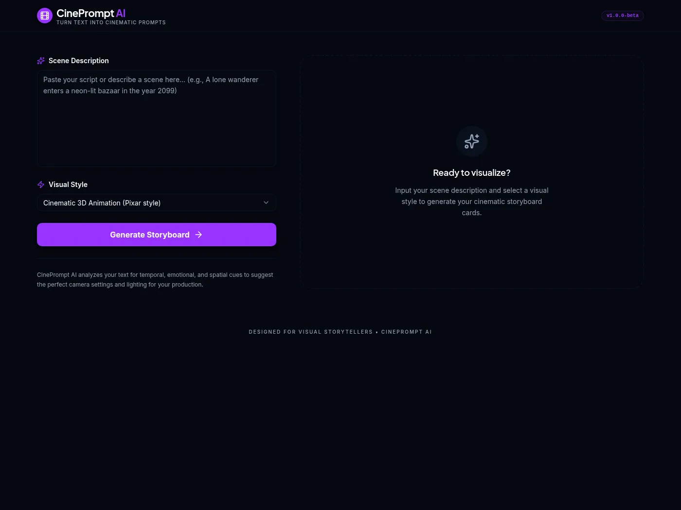 CinePrompt AI Mini