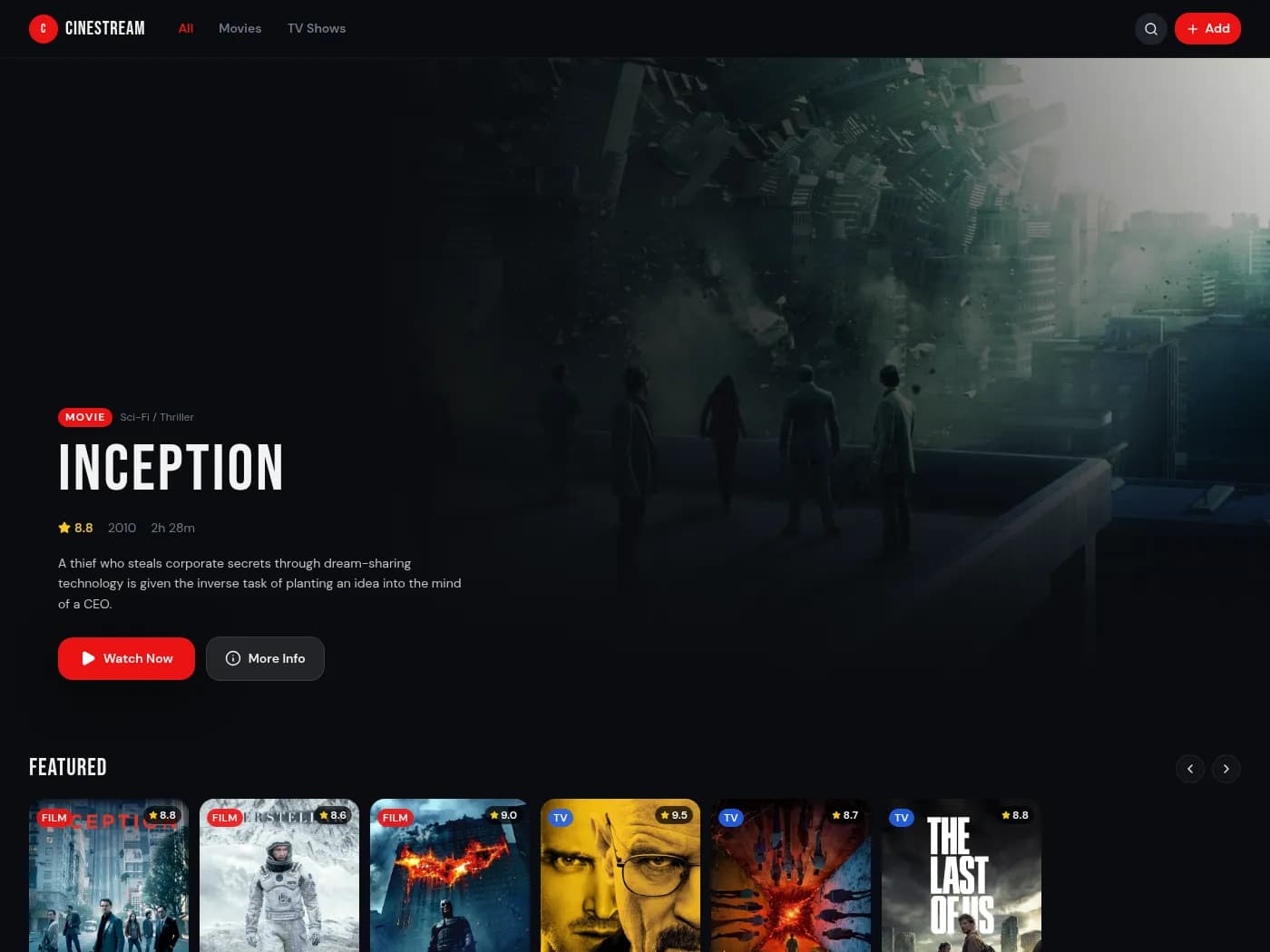 CineStream Hub