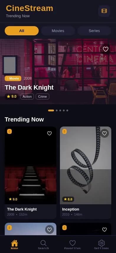 CineStream Mobile