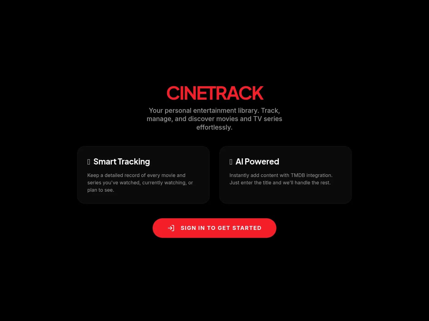 CineTrack