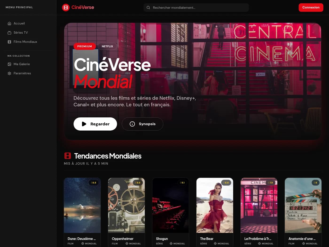 CinéVerse Explorer