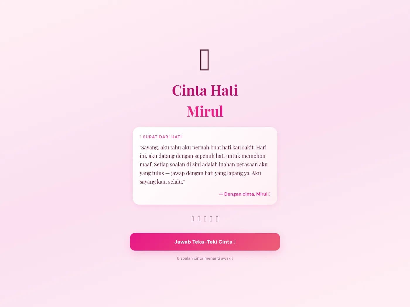 Cinta Hati Mirul