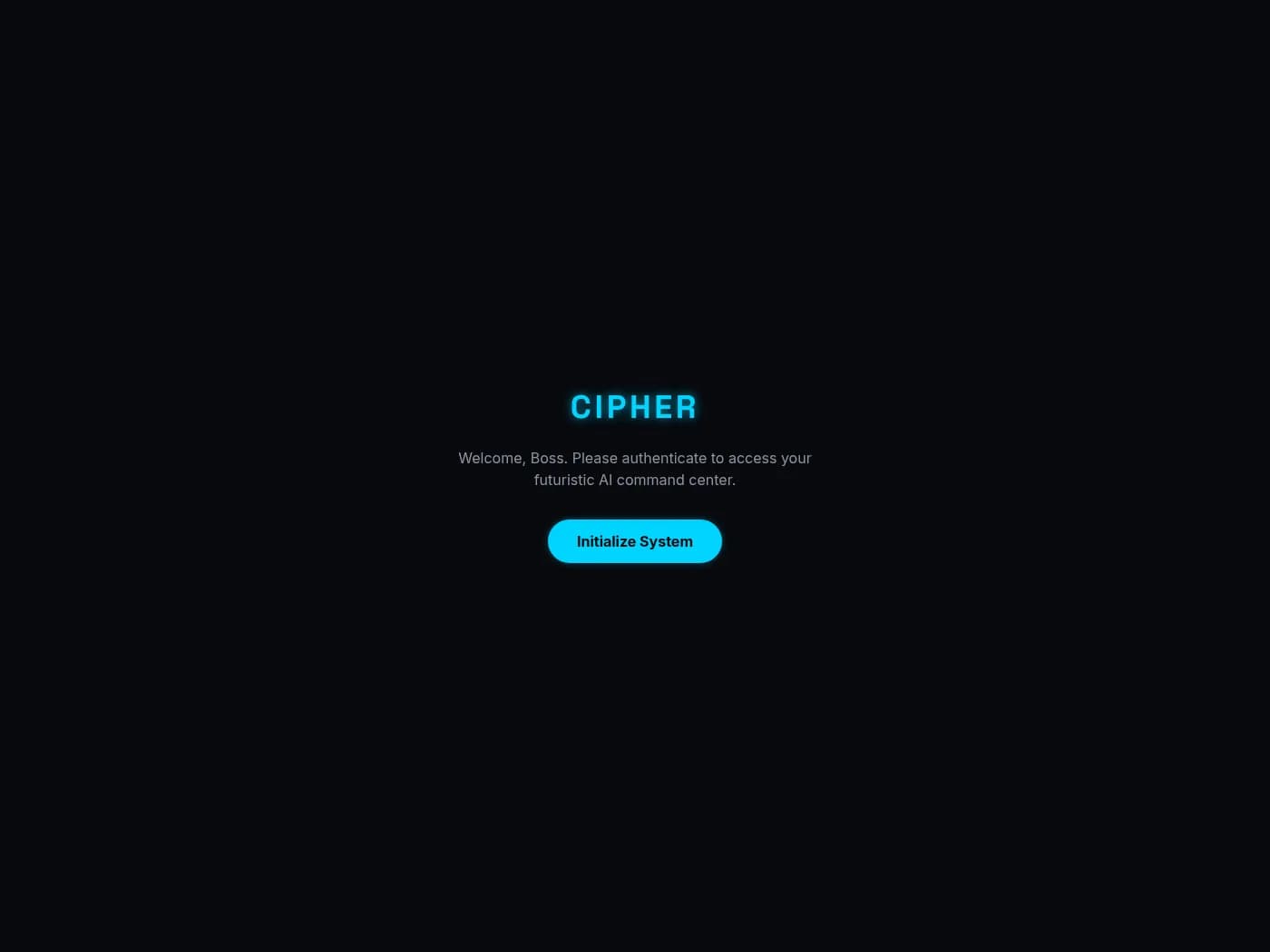 Cipher AI Dashboard