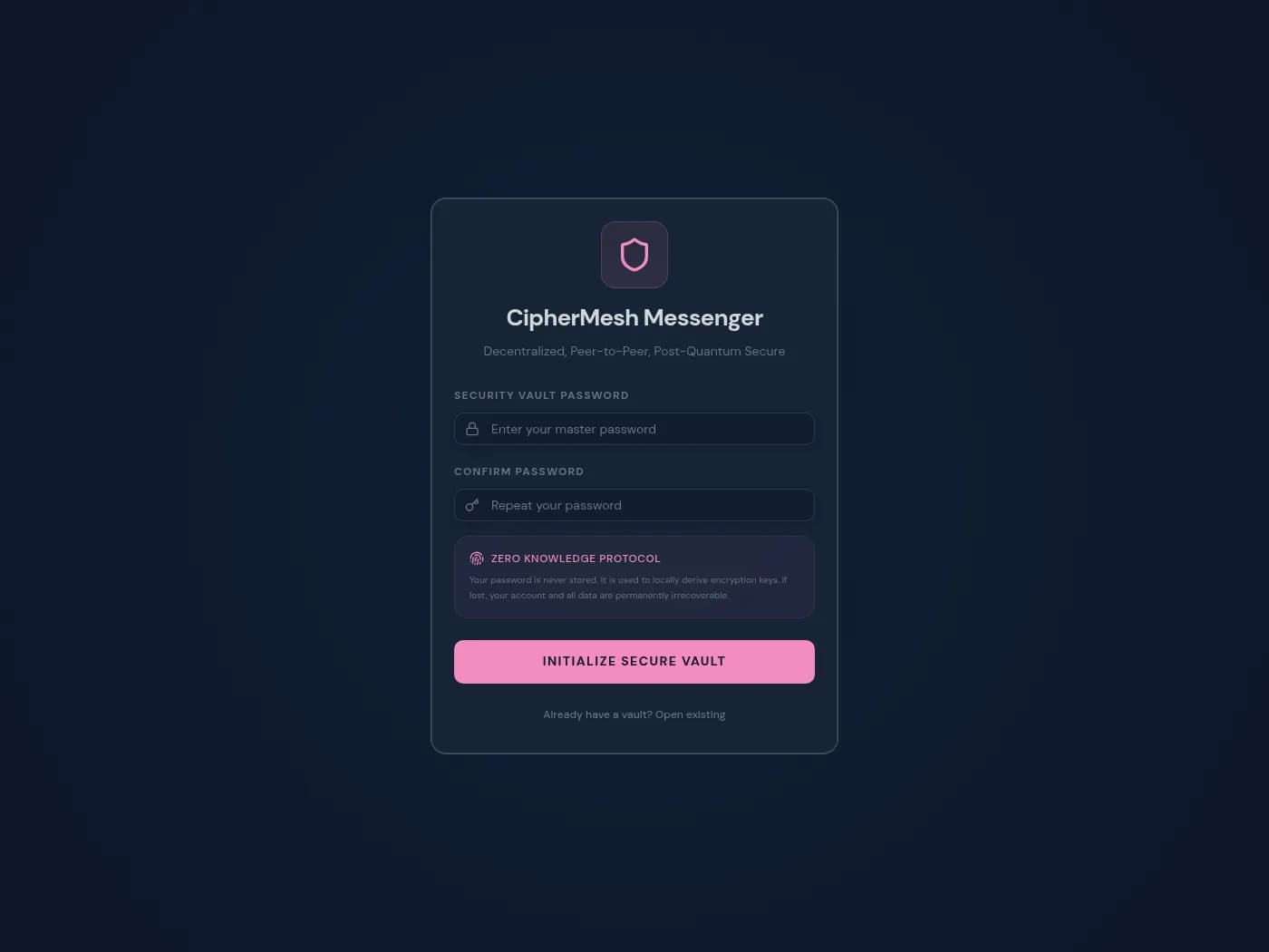 CipherMesh Messenger
