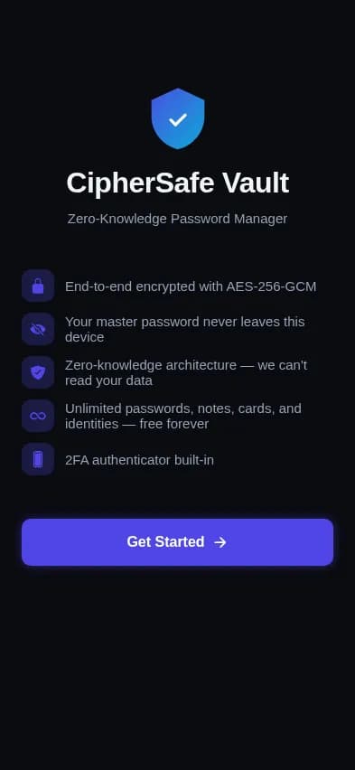 CipherSafe Vault