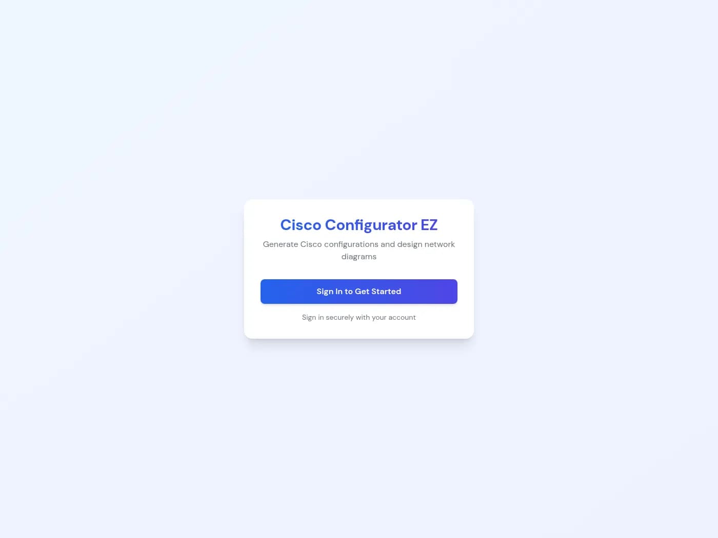 Cisco Configurator EZ