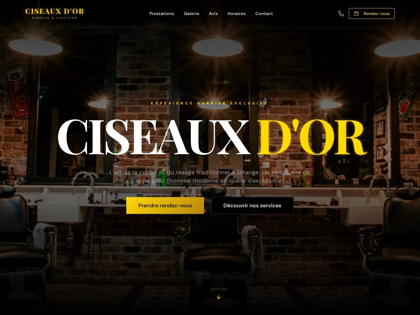 Ciseaux d'Or Web Experience
