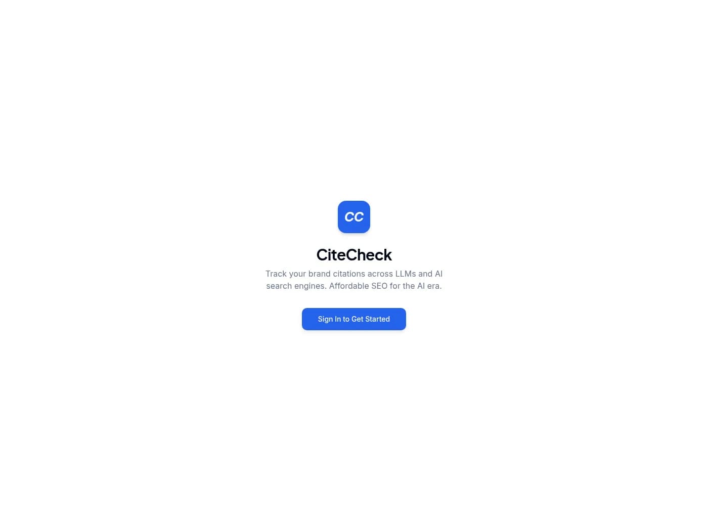 CiteCheck Dashboard