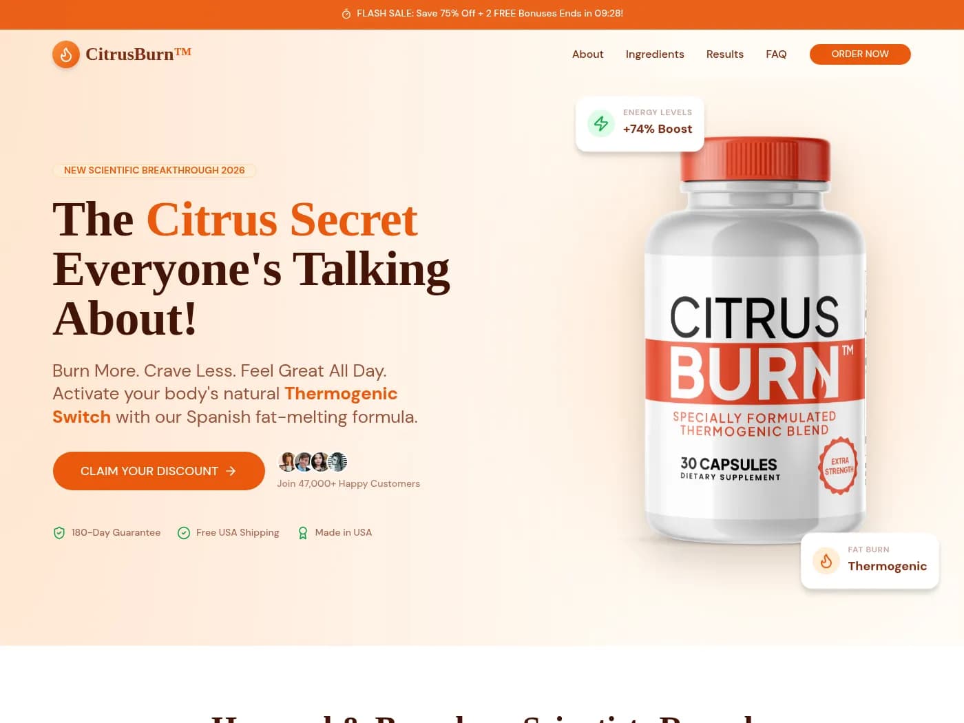 CitrusBurn Promo Page