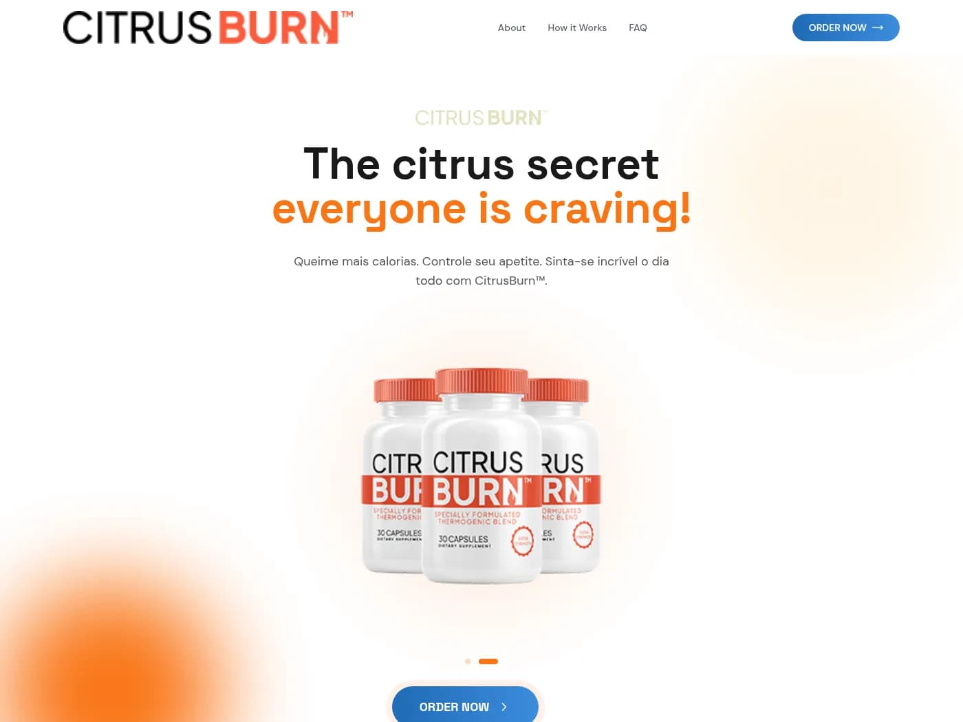CitrusBurn Pre-Sell Site