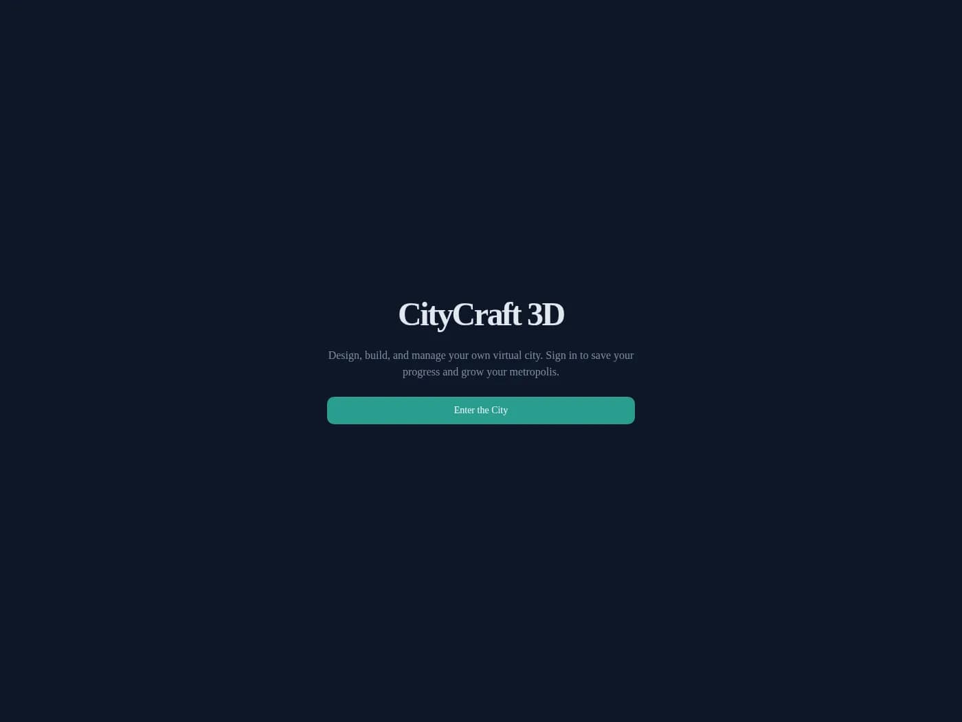 CityCraft 3D Builder
