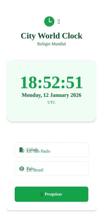 City World Clock