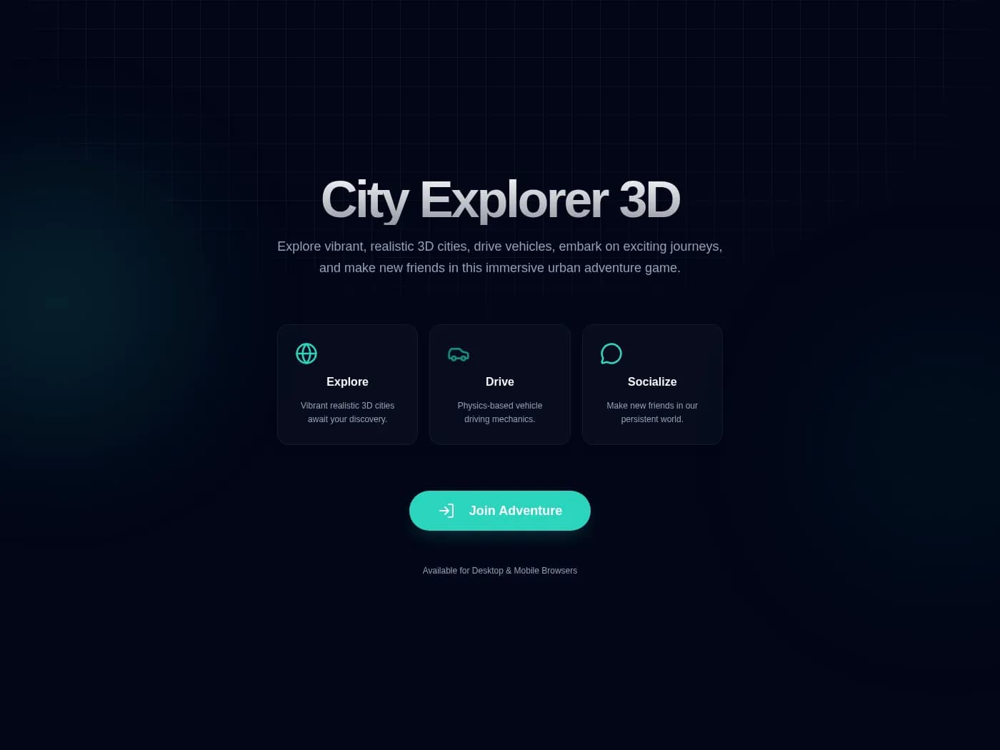 City Explorer 3D