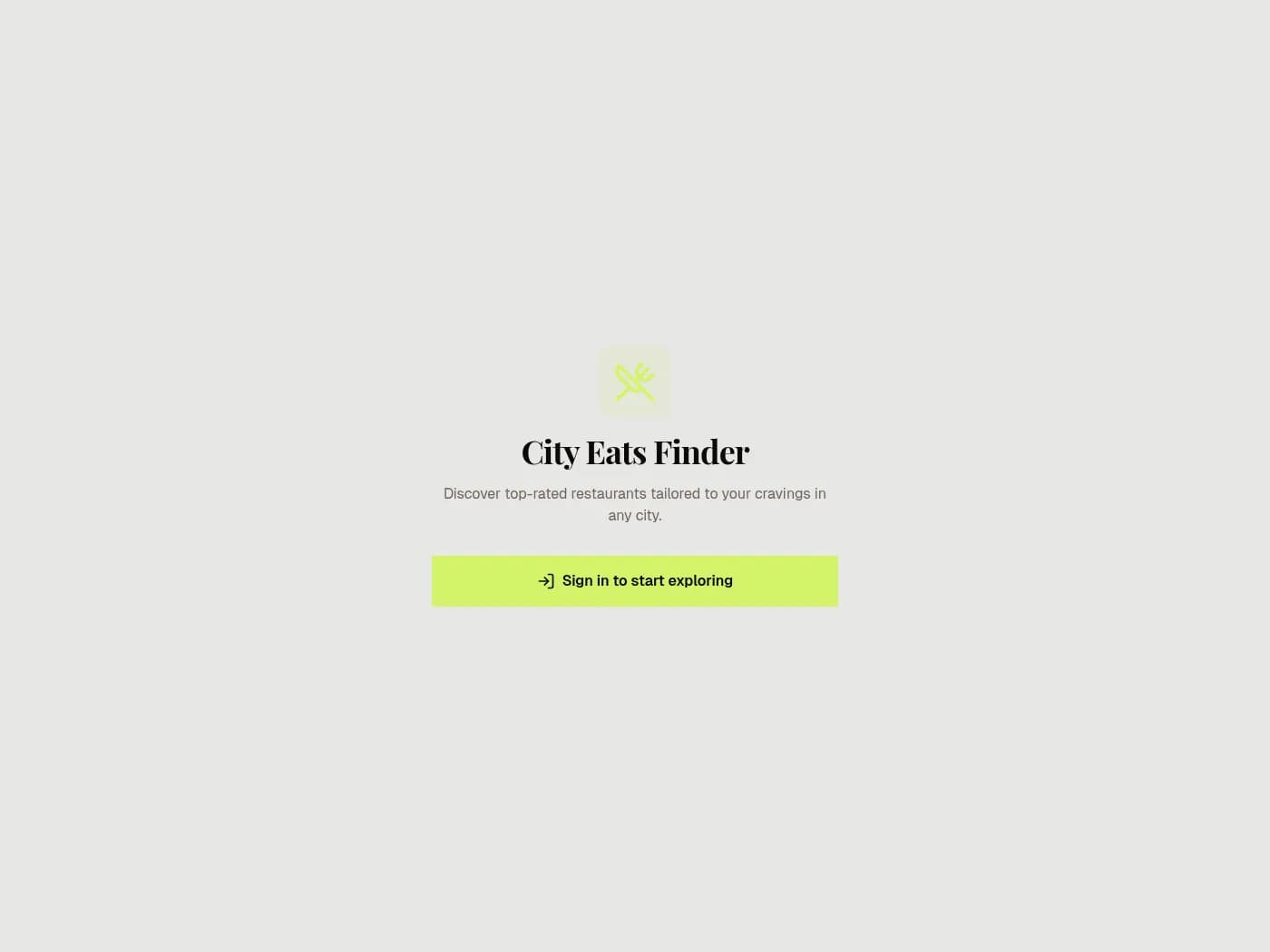 City Eats Finder
