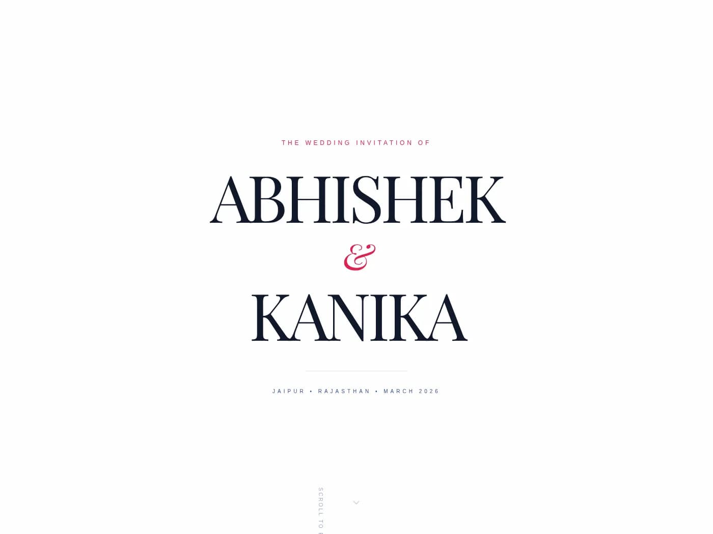 City Wedding Invites