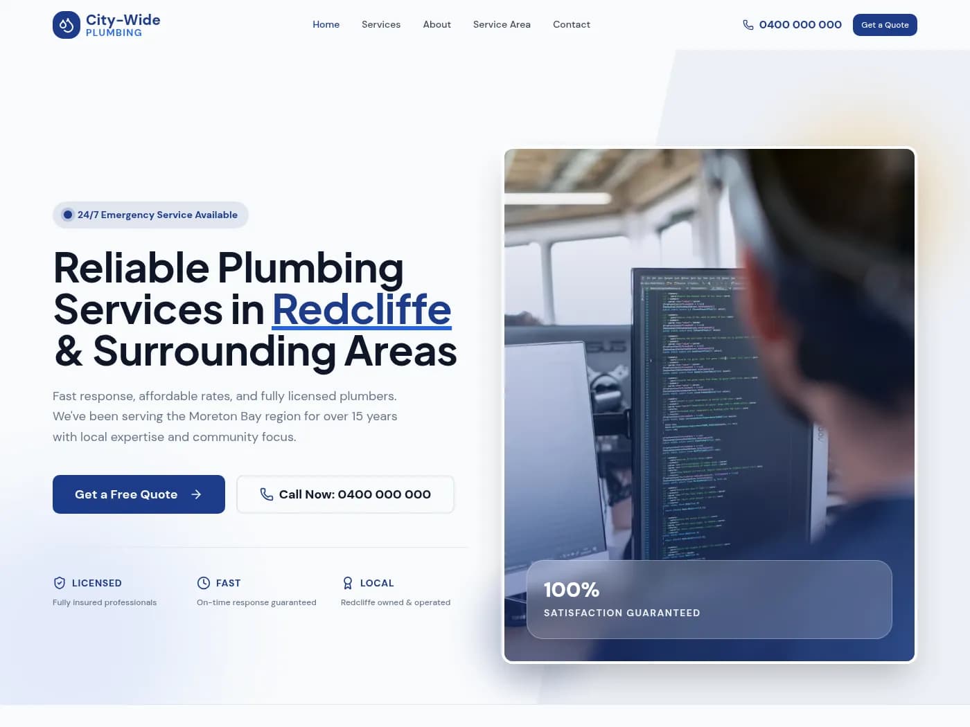 City-Wide Plumbing Website