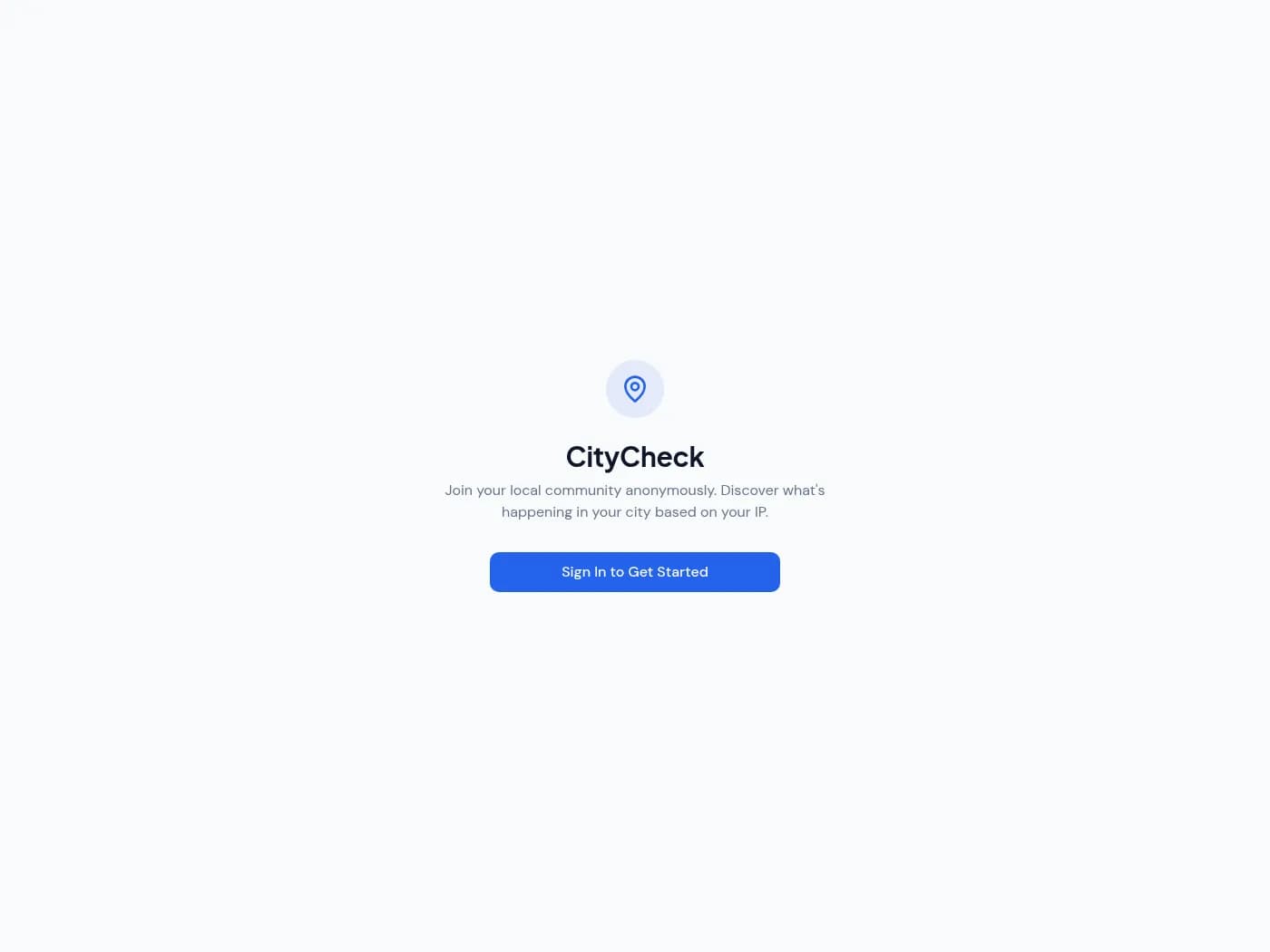 CityCheck Social Locator