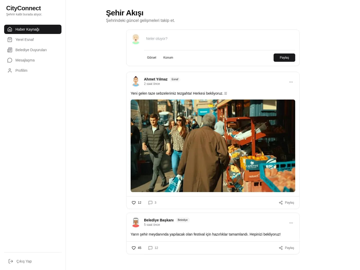 CityConnect Chat