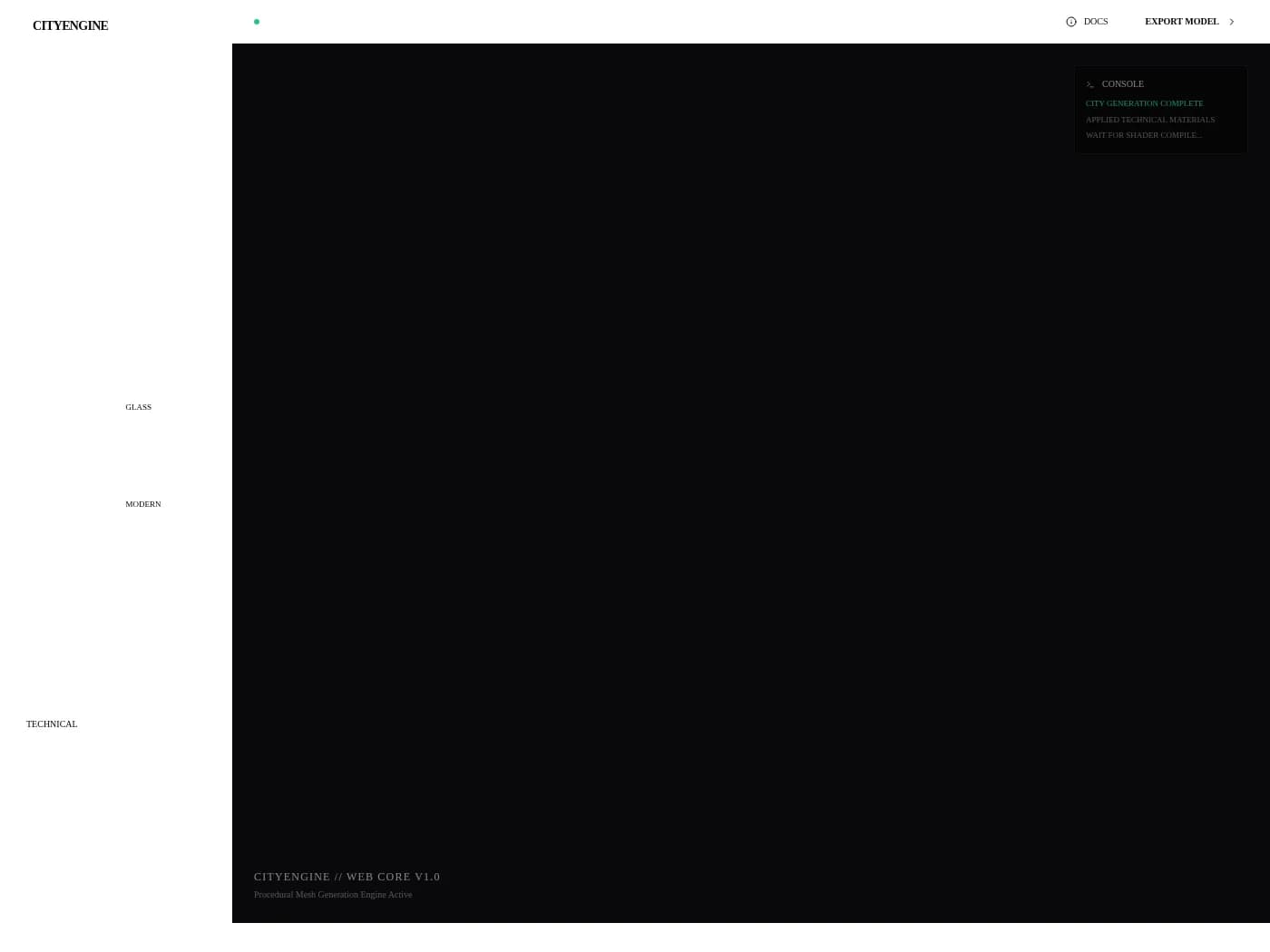 CityEngine Web Clone